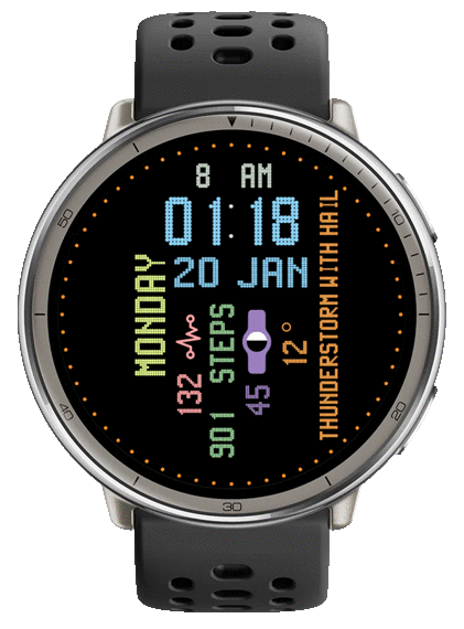 Pastel Digital by ativirs - Amazfit Active 2 Round | 🇺🇦 AmazFit, Zepp ...