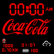 COCA COLA por aristeunog - Amazfit Bip | 🇺🇦 Catalogo de Watch faces ...