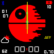 «Red Death Star» by Ceasarock - Amazfit Bip | AmazFit, Zepp, Xiaomi ...