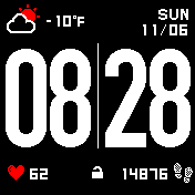 Big Digital Simple 12h Fahrenheit by Actechma - Amazfit Bip | 🇺🇦 ...