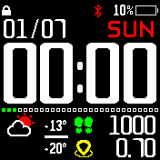 Large Digits 12h Watch v3a by icpp - Amazfit Bip | 🇺🇦 AmazFit, Zepp ...