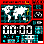 «CASIO WORLD TIME BLACK & RED EDITION (12H+24H) UPDATED» by padetc ...