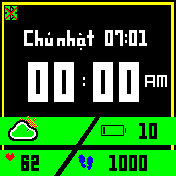 12h tieng viet por ^^ - Amazfit Bip | 🇺🇦 Catalogo de Watch faces ...