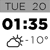 Mod Verdandi Digital by See Details - Amazfit Bip | Amazfit Watch faces