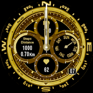 «Ultimate Compass Chrono» by siddartha001 - Amazfit GTR (GTR Lite ...