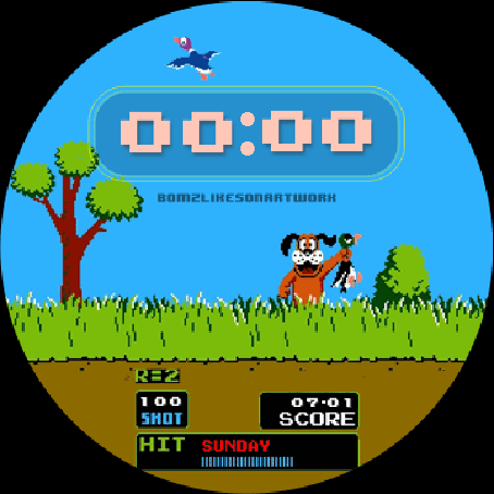 DUCK HUNT por DDIEGO - Amazfit GTR • 47mm | 🇺🇦 Catalogo de Watch faces ...