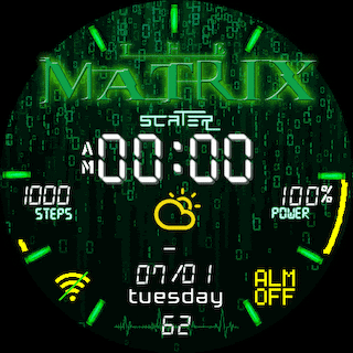 «Matrix» by Scater - Amazfit GTR • 47mm | AmazFit, Zepp, Xiaomi, Honor ...