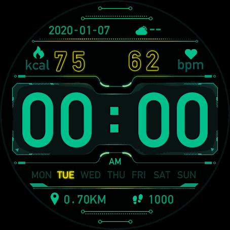 «Marine Blue Technology» by Juqe - Amazfit GTR (GTR Lite) | AmazFit ...