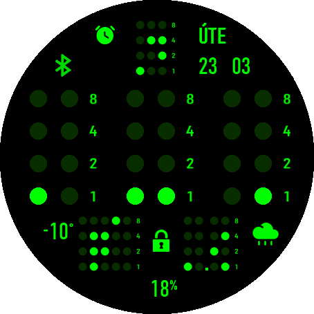 Binary_green_mcgray_V4 por mcgray - Amazfit GTR • GTR 2 | 🇺🇦 Catalogo ...