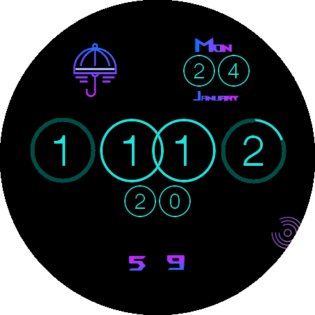 Neon digi by Witamamy - Amazfit GTR • GTR 3 | 🇺🇦 AmazFit, Zepp, Xiaomi ...