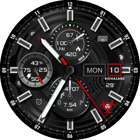 Biohazard by Panther975 - Amazfit GTR • GTR 3 Pro