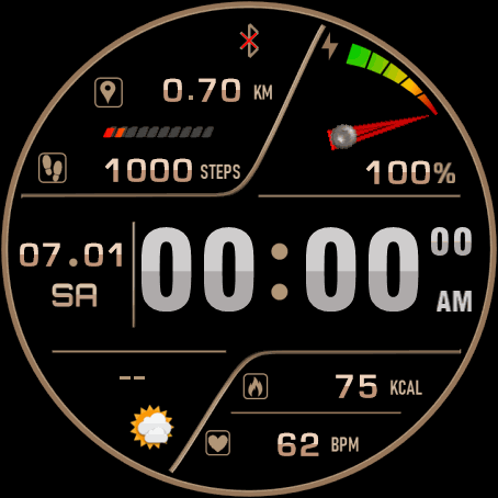 digital_gold_new_v2 by Hi-Bruno - Amazfit GTR • 47mm | 🇺🇦 AmazFit, Zepp ...