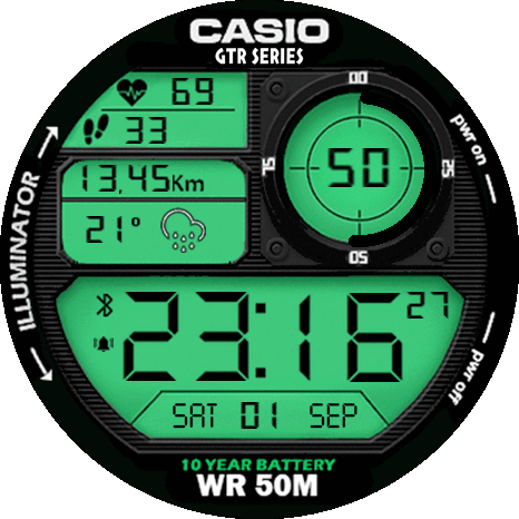 Casio Digital for GTR3 by mlbl - Amazfit GTR • GTR 3 | 🇺🇦 AmazFit, Zepp ...