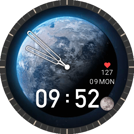 Earth & Moon by Avoska1988 - Amazfit GTR • GTR 4 | 🇺🇦 AmazFit, Zepp ...