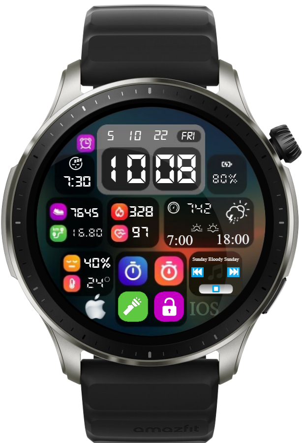 ICG for GTR 4 by CG_Watchfaces - Amazfit GTR • GTR 4 | 🇺🇦 AmazFit, Zepp ...