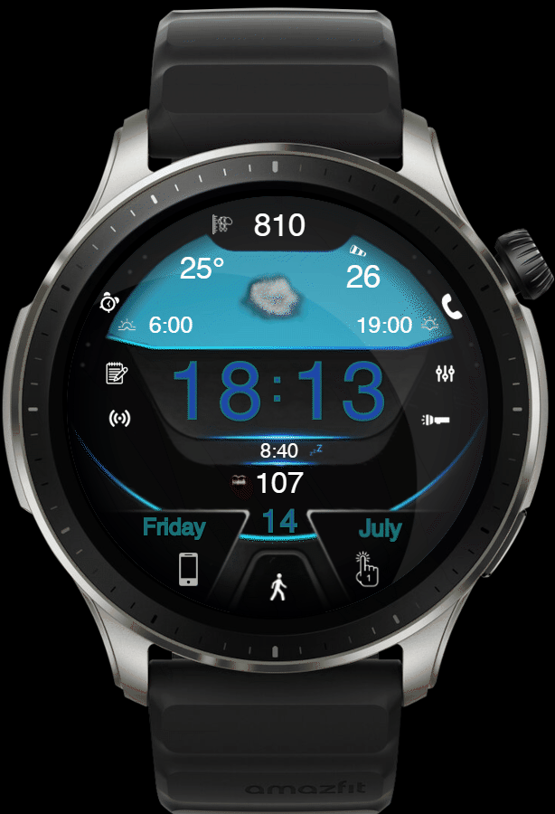 CG 127 for GTR 3 pro por CG_Watchfaces - Amazfit GTR • GTR 3 Pro | 🇺🇦 ...