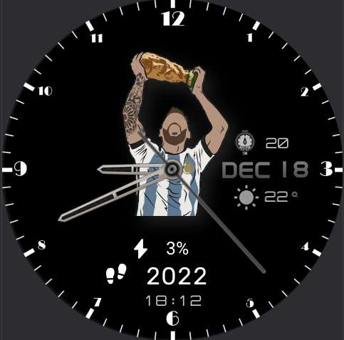 Messi FIFA World Cup by Franca10 - Amazfit GTR • GTR 3 Pro | 🇺🇦 AmazFit ...