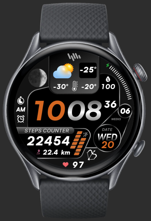 Digital Weather 3 by Drakowed - Amazfit GTR • GTR 3 Pro | 🇺🇦 AmazFit ...
