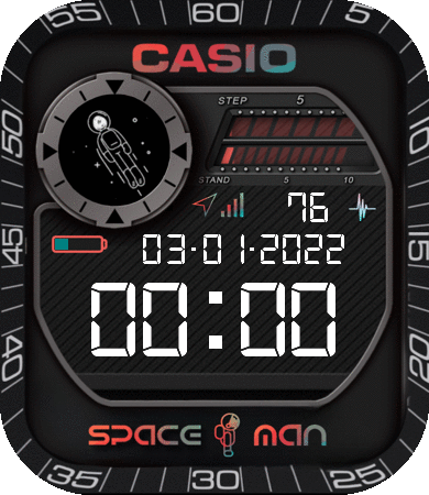 Casio Modern by don1yoor - Amazfit GTS 3, GTS 4 | Amazfit Watch faces