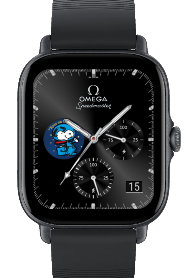 Omega Snoopy Schwarz by dugong15 - Amazfit GTS 3, GTS 4 | 🇺🇦 AmazFit ...