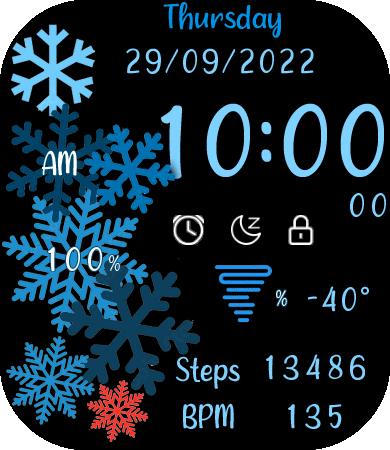 Snowflake_GTS3&4 by Guydu91 - Amazfit GTS 3, GTS 4 | 🇺🇦 AmazFit, Zepp ...