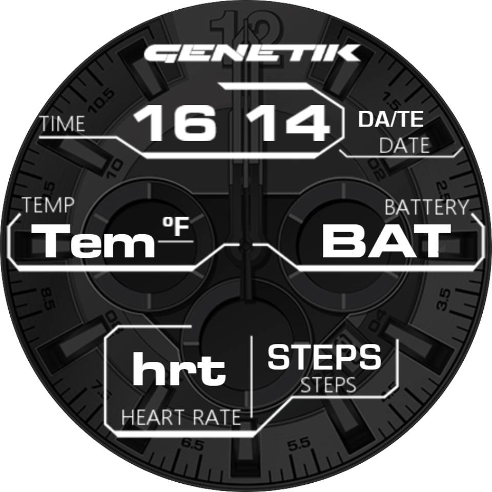Genetik HUD V3.0 by G3N3T1K - Huawei Watch GT/GT 2 46mm | Amazfit Watch ...