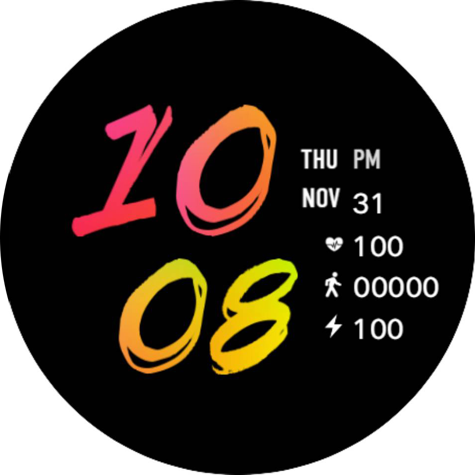 Text_clock by archimahmud - Huawei Watch GT/GT 2 46mm | 🇺🇦 AmazFit ...