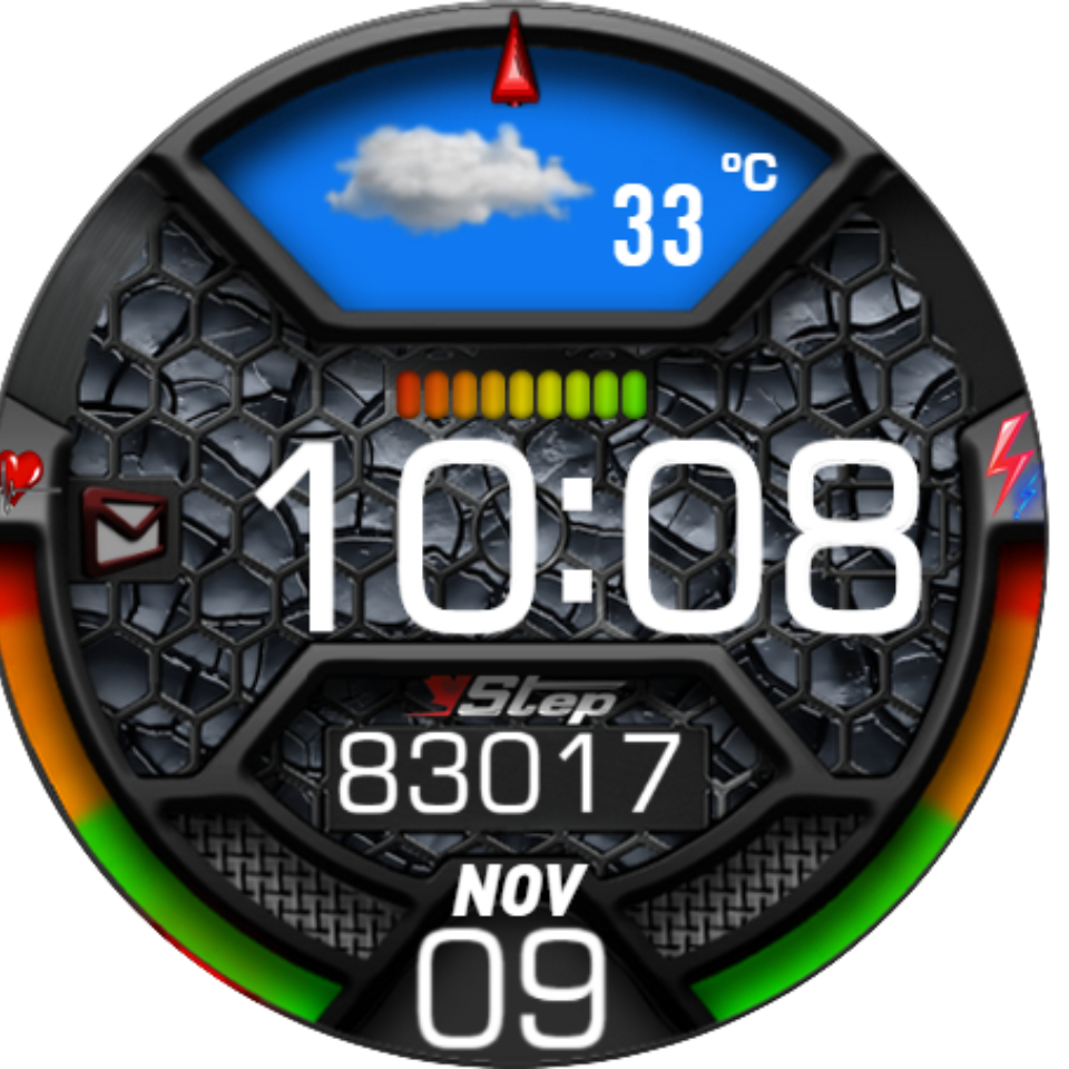 Large Digit Gtr3 Pro Amazfit Watch Faces