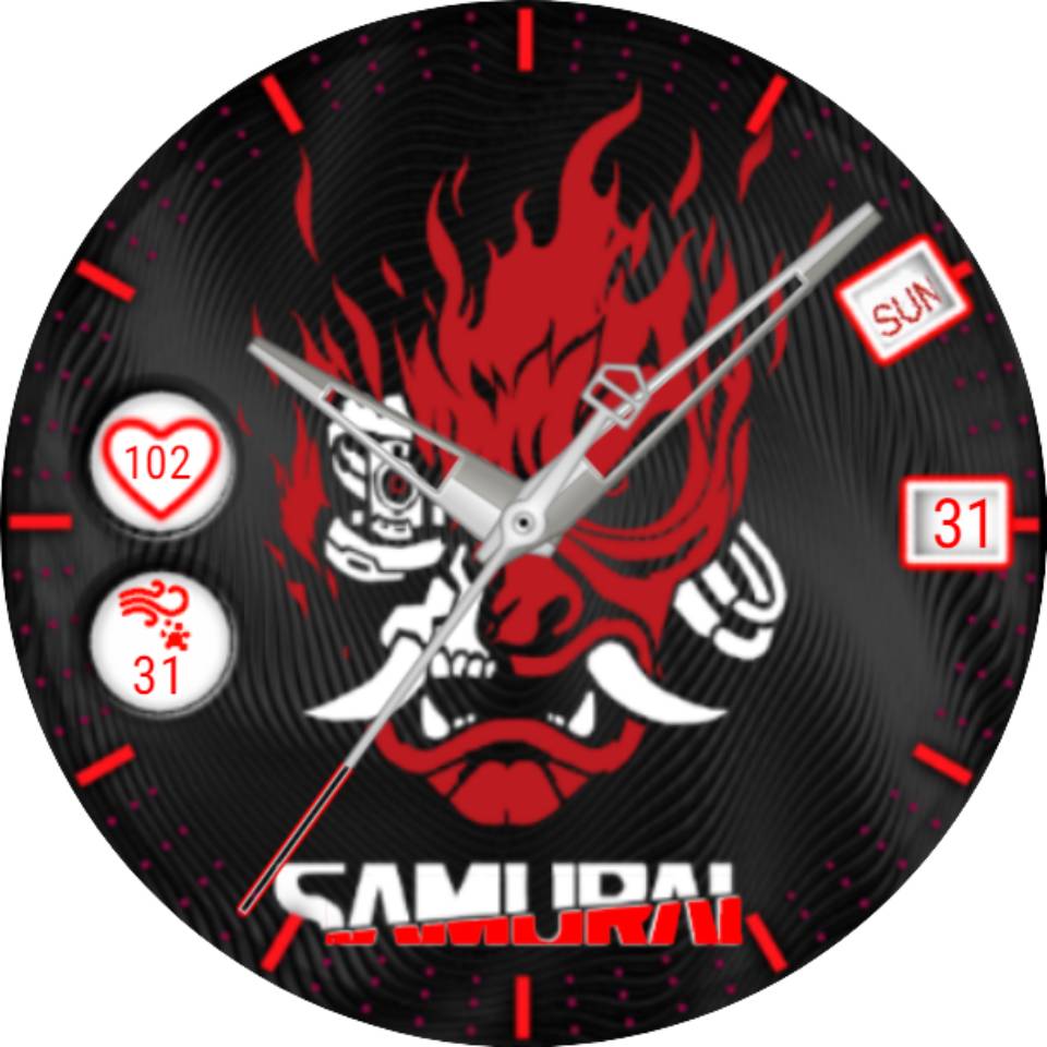 «Samurai» by rchiileea - Huawei Watch GT / GT 2 / GT 2e | AmazFit, Zepp ...