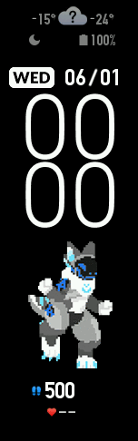 Protogen-Dance ENG.ver by XJay - Xiaomi Mi Band 6 | 🇺🇦 AmazFit, Zepp ...