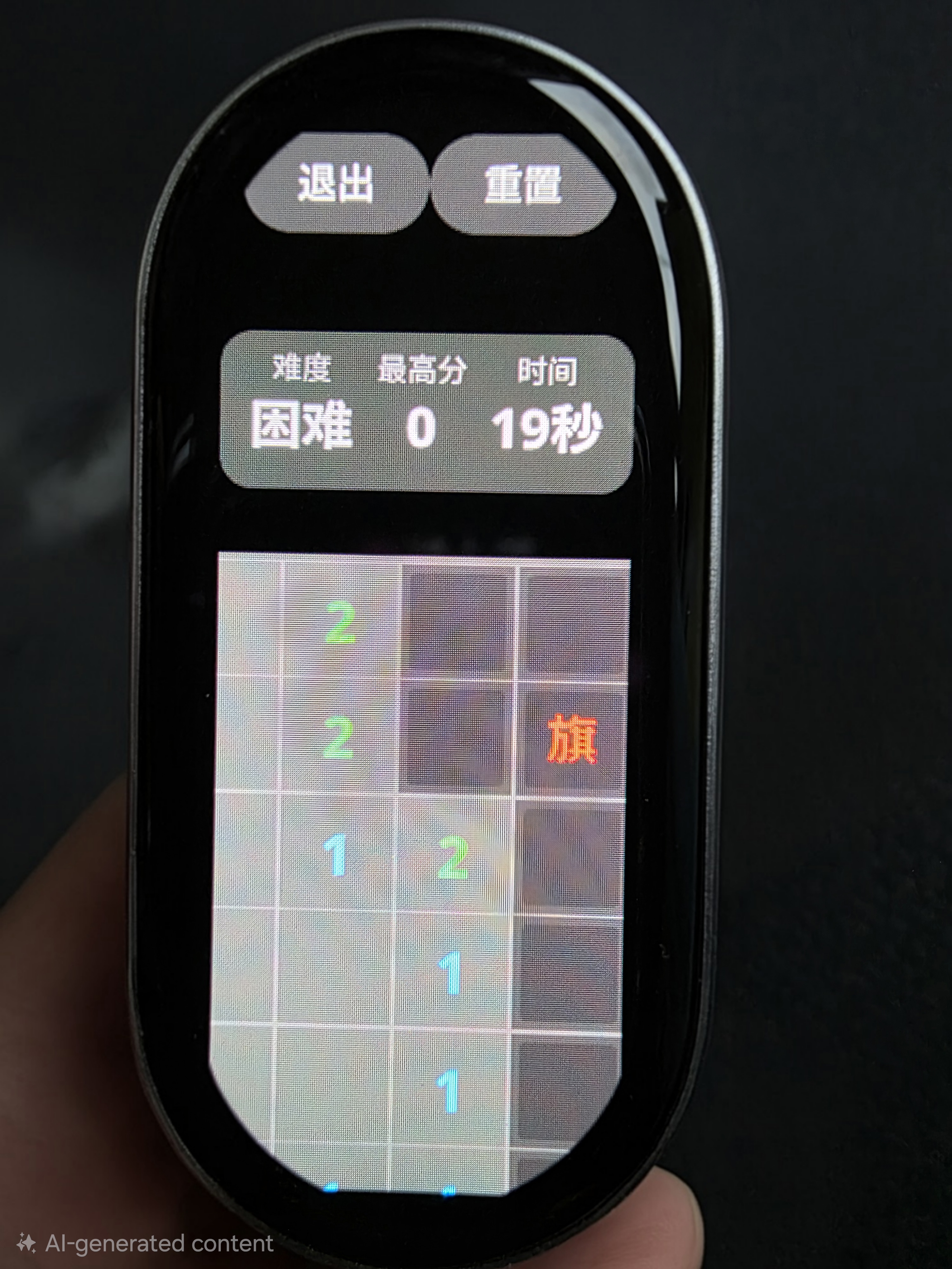 Minesweeper game by 67ijustbiped - Xiaomi Smart Band 10