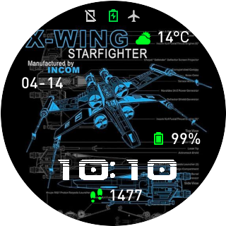 X-Wing 2 by stdonato - Amazfit Pace | 🇺🇦 AmazFit, Zepp, Xiaomi, Haylou ...