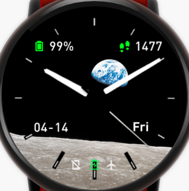 Earth rise by Lerva - Amazfit Pace, Stratos | 🇺🇦 AmazFit, Zepp, Xiaomi ...