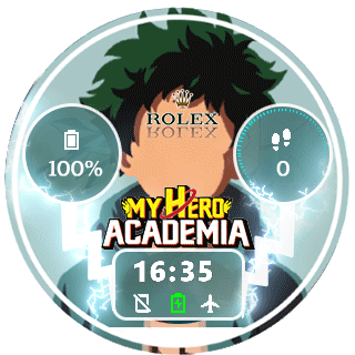 Boku No Hero Academia Rolex Edition v3 by hookana - Amazfit Pace ...