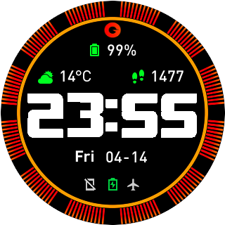 «AxcsRed2» by axcs - Amazfit Pace / Stratos / Stratos 3 | AmazFit, Zepp ...