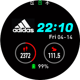 «Adidas_digital01» by iammote - Amazfit Pace / Stratos / Stratos 3 ...