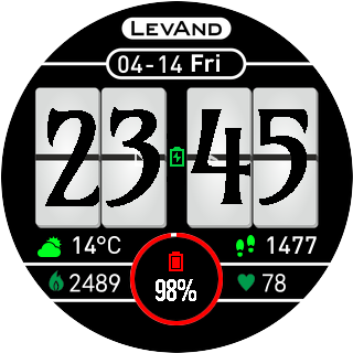 LevAnd Flip Clock 2 by levand68 - Amazfit Pace, Stratos | 🇺🇦 AmazFit ...