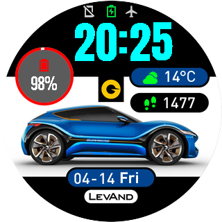 Future Car Face by levand68 - Amazfit Pace, Stratos | 🇺🇦 AmazFit, Zepp ...