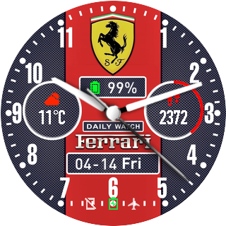 Ferrari Analog face by levand68 - Amazfit Pace, Stratos | 🇺🇦 AmazFit ...