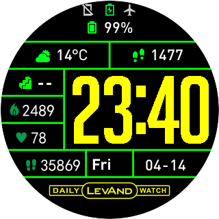 Bell 2 Face by levand68 - Amazfit Pace, Stratos | Amazfit Watch faces