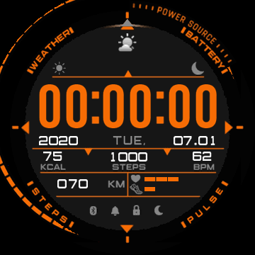 The Aviator V.3 por Ivan47 - Amazfit T-Rex | 🇺🇦 Catalogo de Watch faces ...