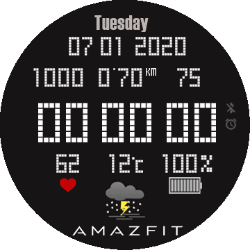 «Simply Digits» by obiwanken - Amazfit T-Rex | AmazFit, Zepp, Xiaomi ...