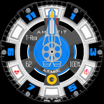 Amtrex Two Blue por shirocutedog - Amazfit T-Rex | 🇺🇦 Catalogo de Watch ...