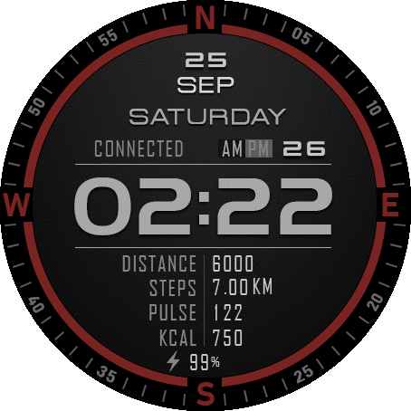 SIMPLICITY by shamanteras - Amazfit T-Rex | Amazfit Watch faces