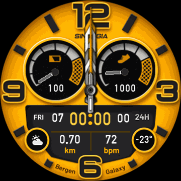 Sinergia_Zoomed_T-Rex by EloyMB - Amazfit T-Rex | Amazfit Watch faces