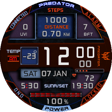 HT0031 Predator Whitecomp V2 por alien777 - Amazfit T-Rex Pro | 🇺🇦 ...