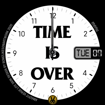TIME IS OVER by bomzlikeson - Amazfit Verge Lite | AmazFit, Zepp ...