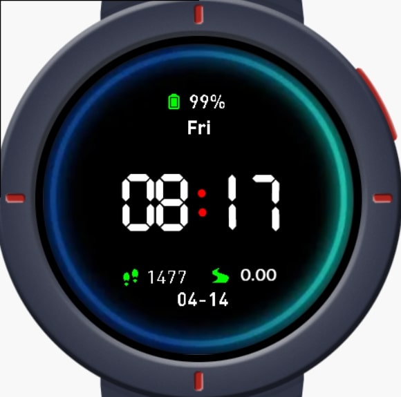 Amoled Neon Digital Watchface by erdemPN - Amazfit Verge | 🇺🇦 AmazFit ...